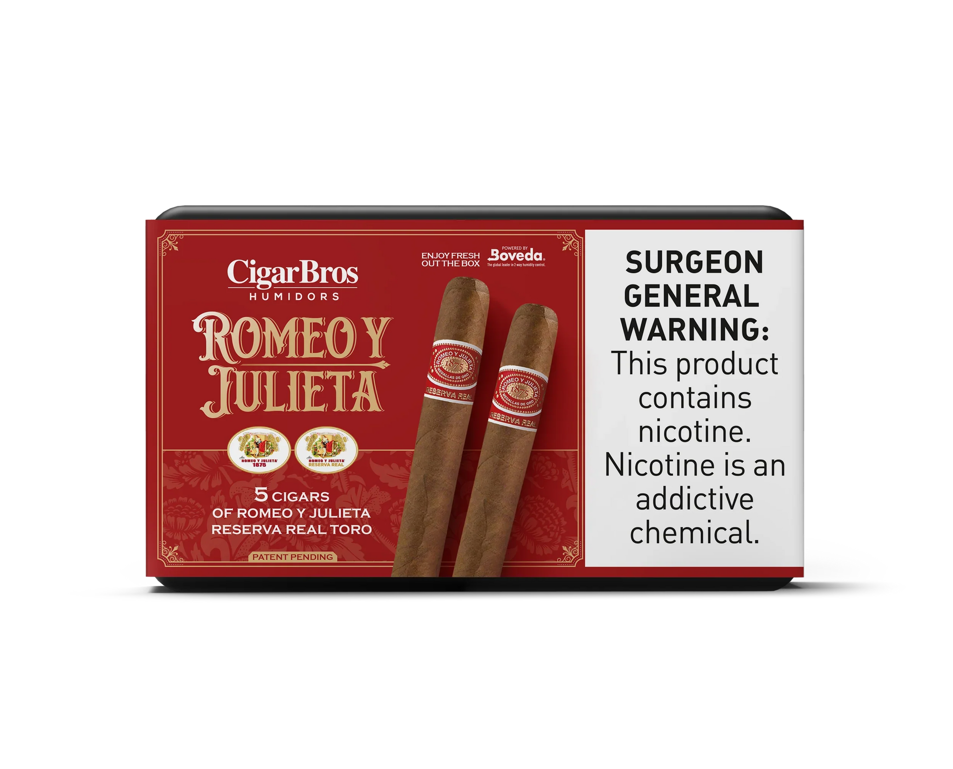 Romeo Y Julieta Reserva Real (Box of 5) – Jazzy's Wine